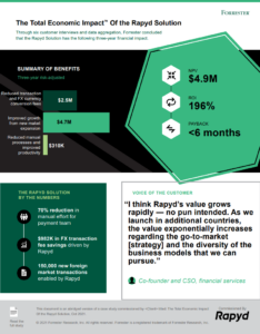 The Total Economic Impact of Rapyd Infographic - Rapyd